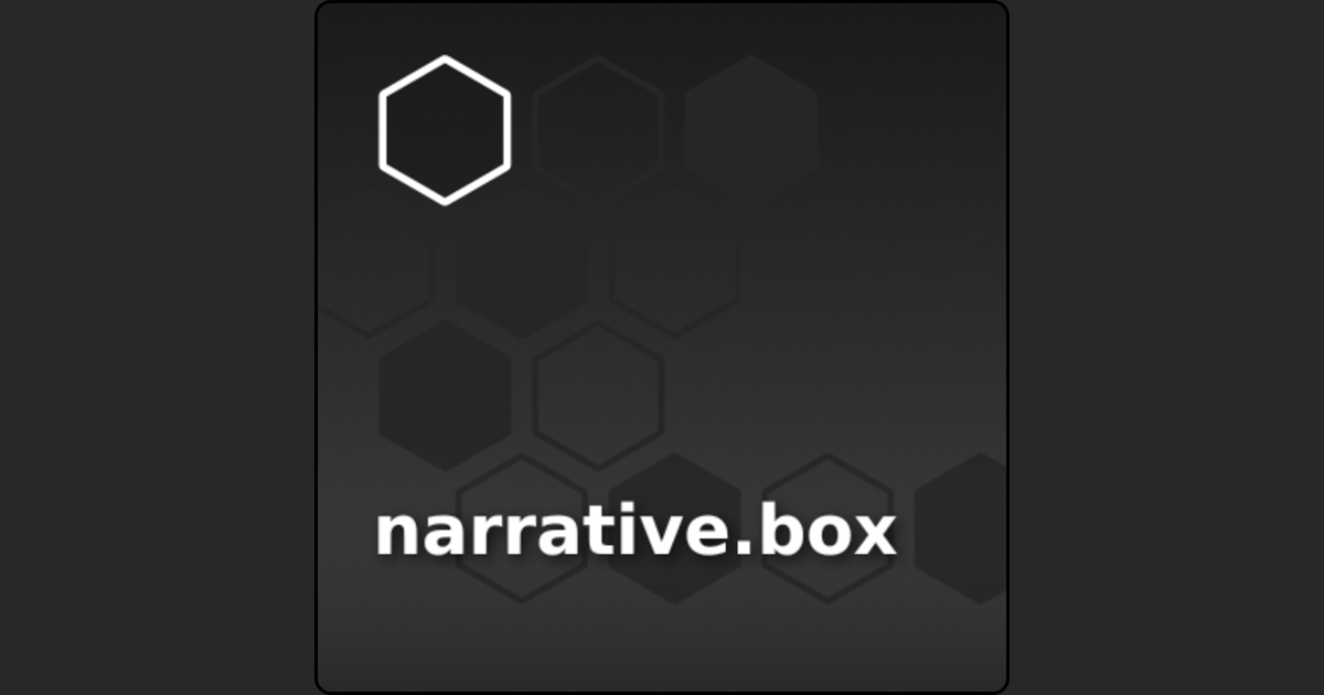 narrative.box - Profile | .box